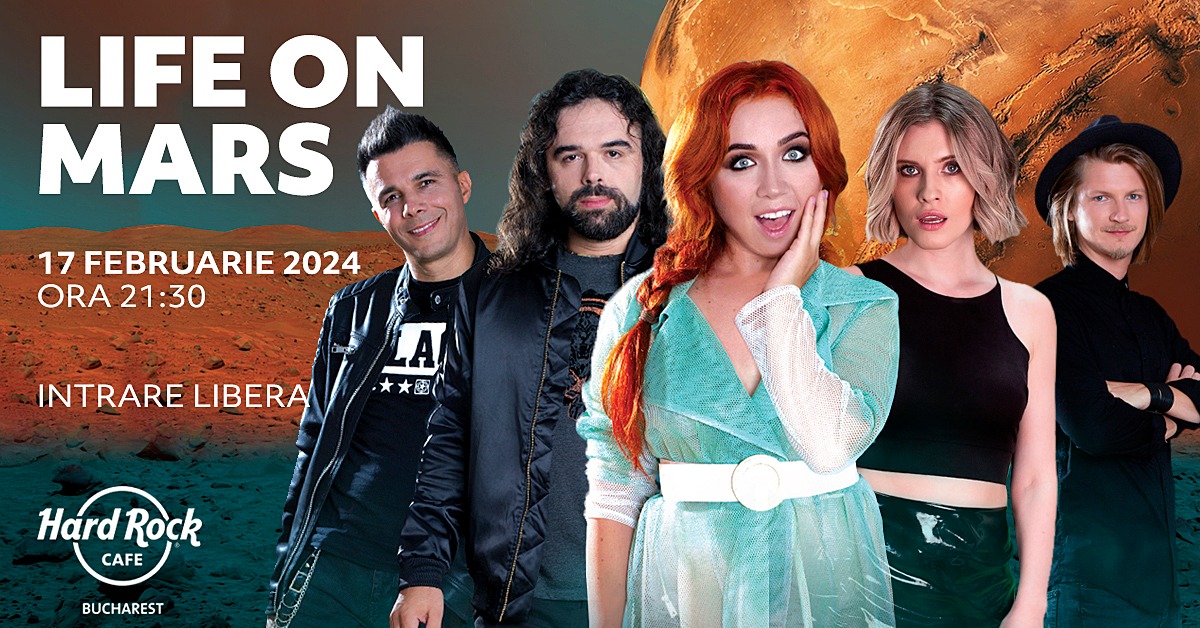 Concert Life on Mars pe 17 februarie, intrare liberă - OnEvent
