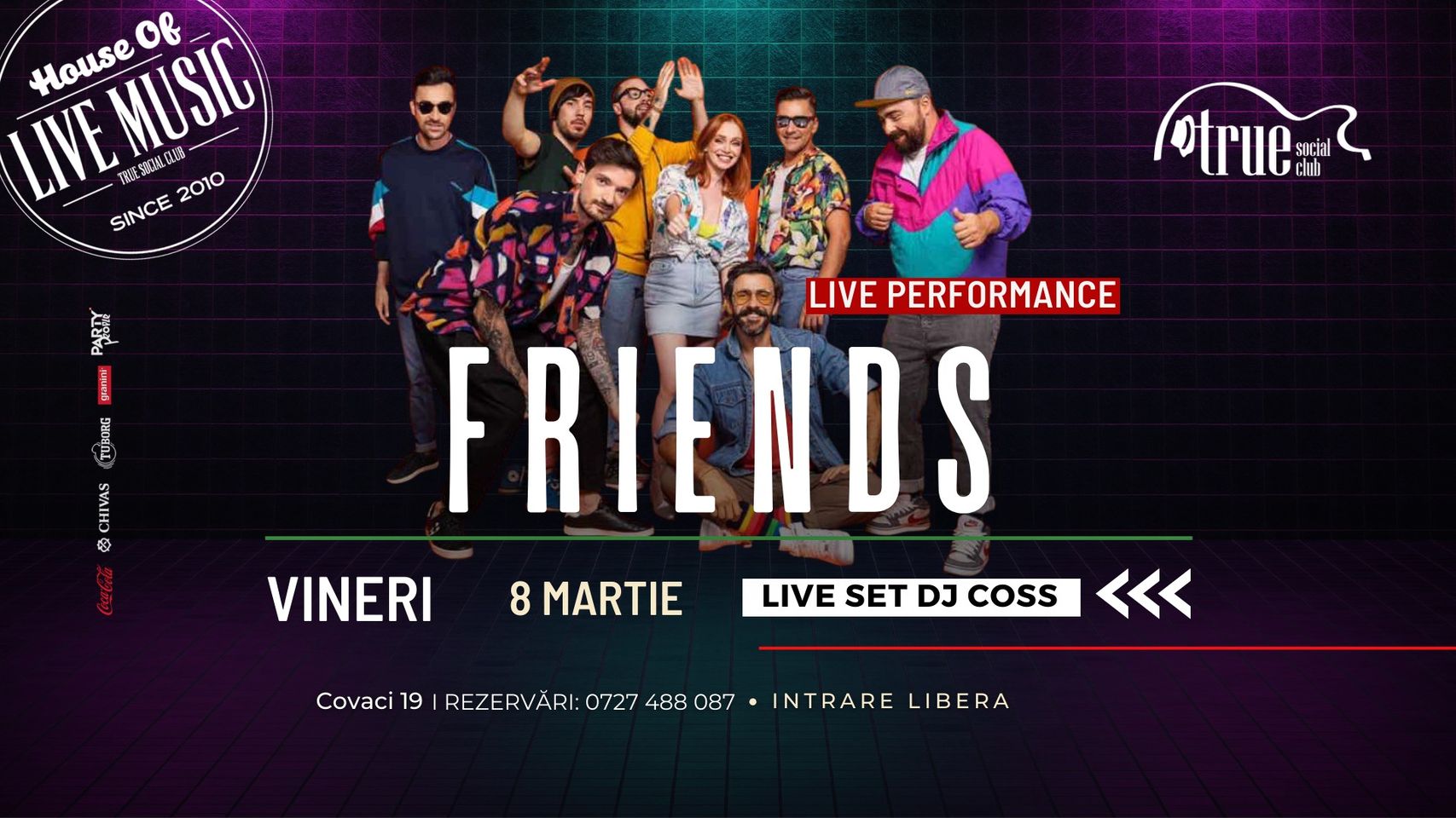 Trupa FRIENDS | Live în Sufragerie - OnEvent