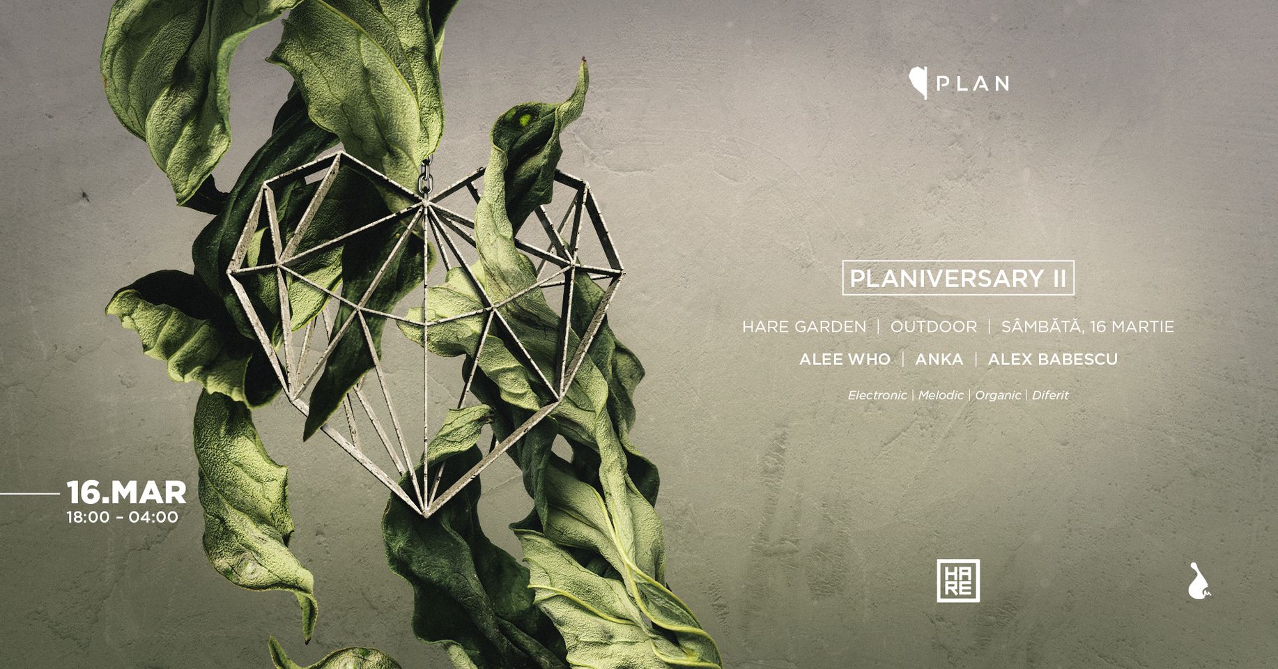 PLANIVERSARY II | 16.03 HARE - OnEvent