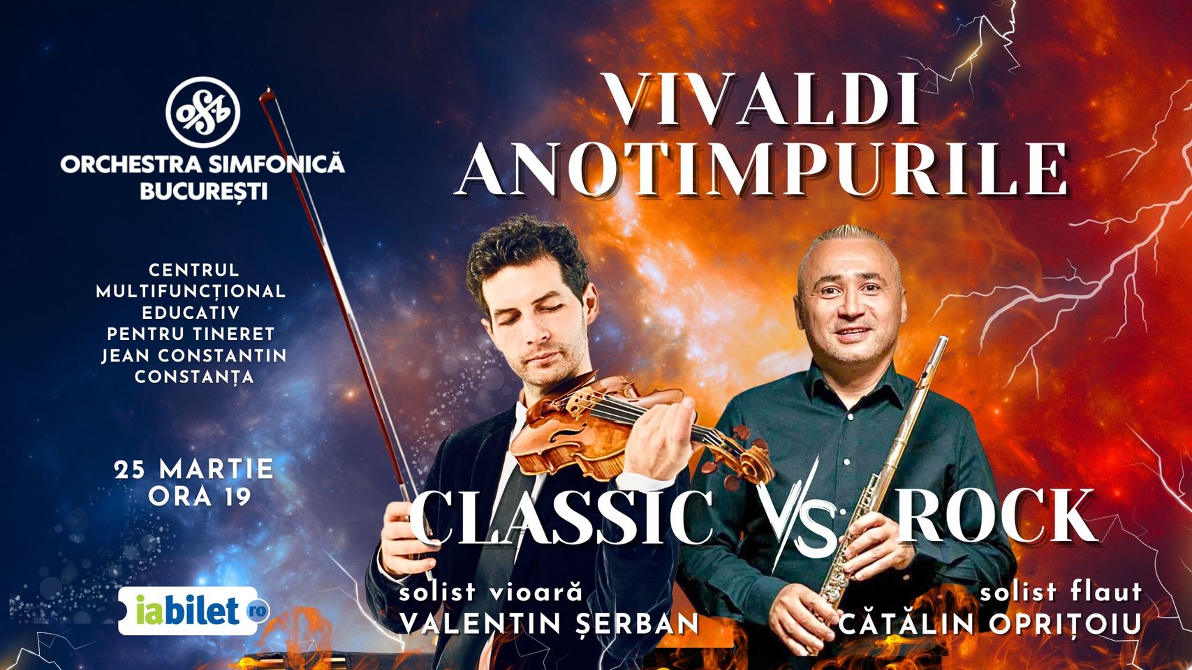 Constanța: VIVALDI – ANOTIMPURILE / CLASSIC vs. ROCK - OnEvent