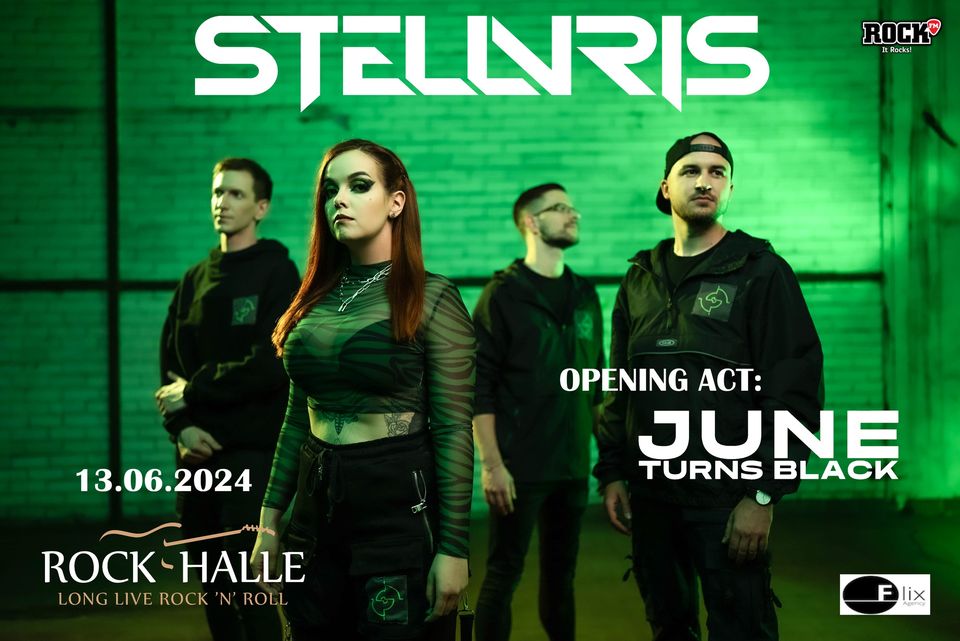 Stellvris And June Turns Black At Rock Halle Onevent